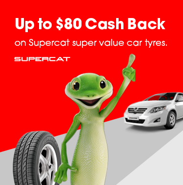 Up to $80 cashback | Bridgestone | Supercat Car Tyres